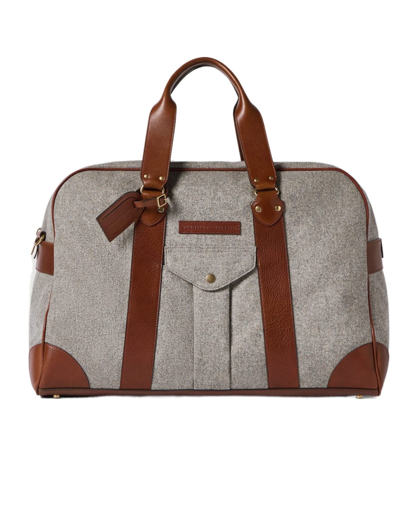 BRUNELLO CUCINELLI Brunello Cucinelli Leather-Trim Holdall Bag